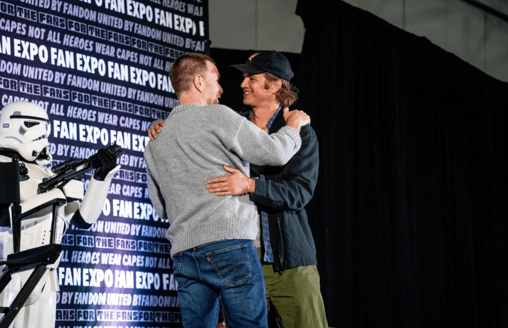 Ewan McGregor & Hayden Christensen's Fan Expo Boston Reunion | No ...